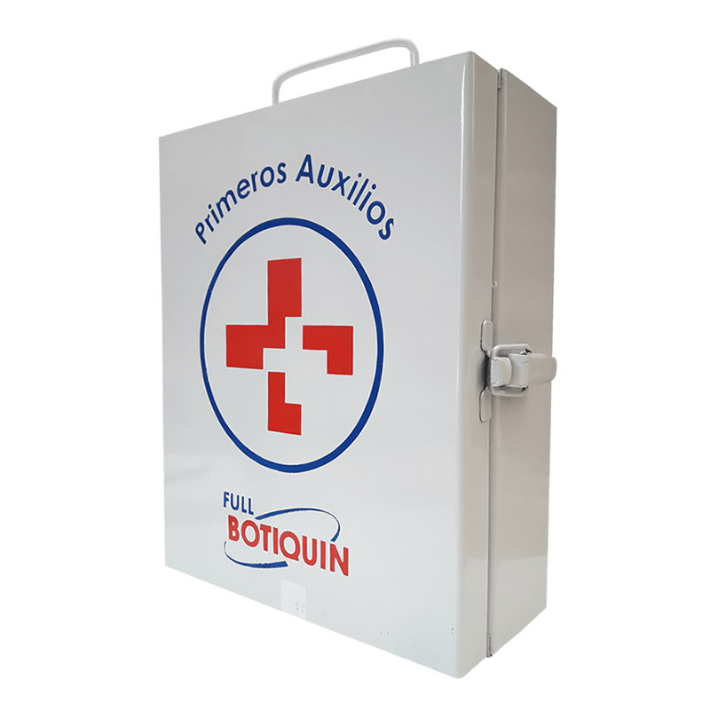 BOTIQUÍN N°15 METÁLICO 30 ELEMENTOS | FULL BOTIQUIN